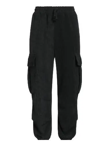 DISCLAIMER Corduroy Cargo Pants - Black