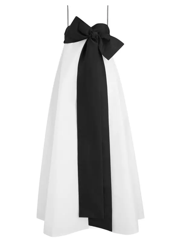 Bernadette Bailey Taffeta Midi Dress - Black