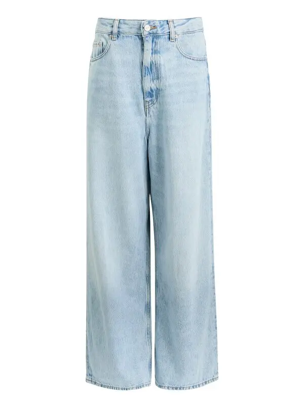 GANNI Wide-leg Jeans - Denim