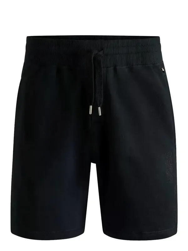 Hugo Boss Drawstring-waist Shorts - Black