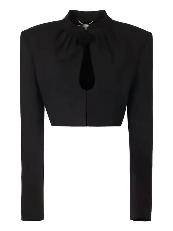 Magda Butrym Cropped Jacket - Black