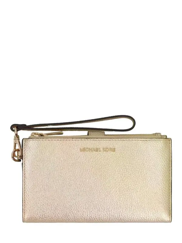 Michael Kors Adele Double Zip Wristlet - Gold