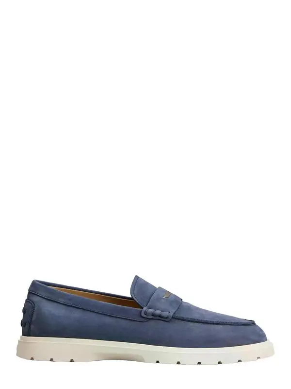 TOD'S Leather Loafers - Blue