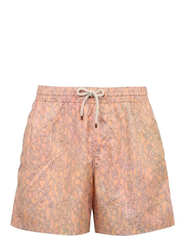Agnona Drawstring Swim Shorts - Pink