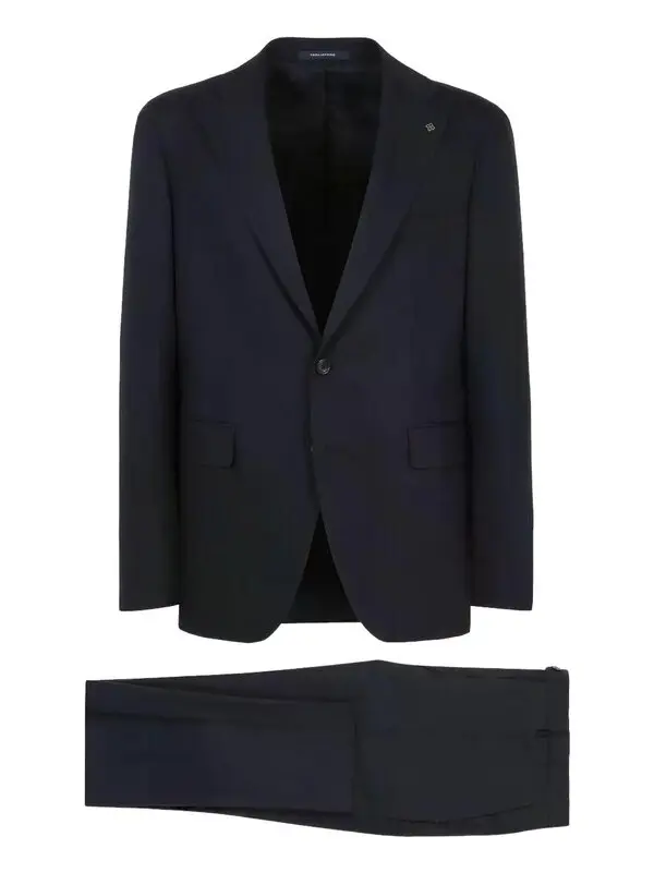 Tagliatore Wool Single-breasted Suit - Blue