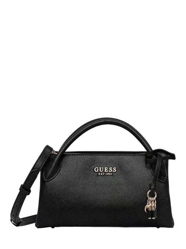 Guess Textured Handbag - Black