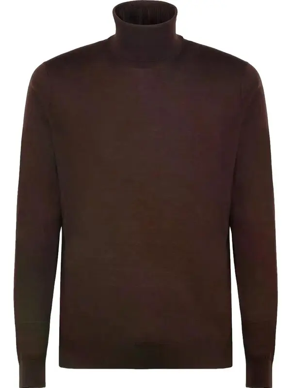 Kiton Wool Sweater - Brown