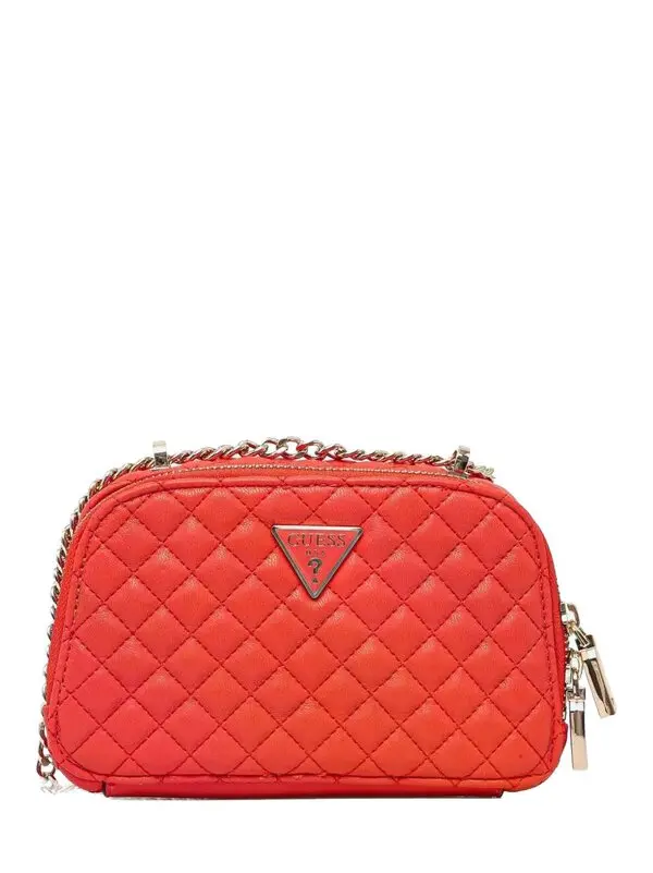 Guess Rianee Quilted Crossbody Bag - Red