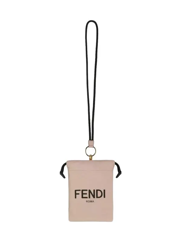 Fendi Leather Clutch - Pink