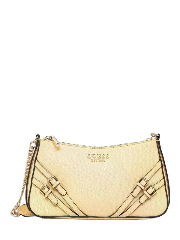 Guess Chain-link Shoulder Bag - Yellow