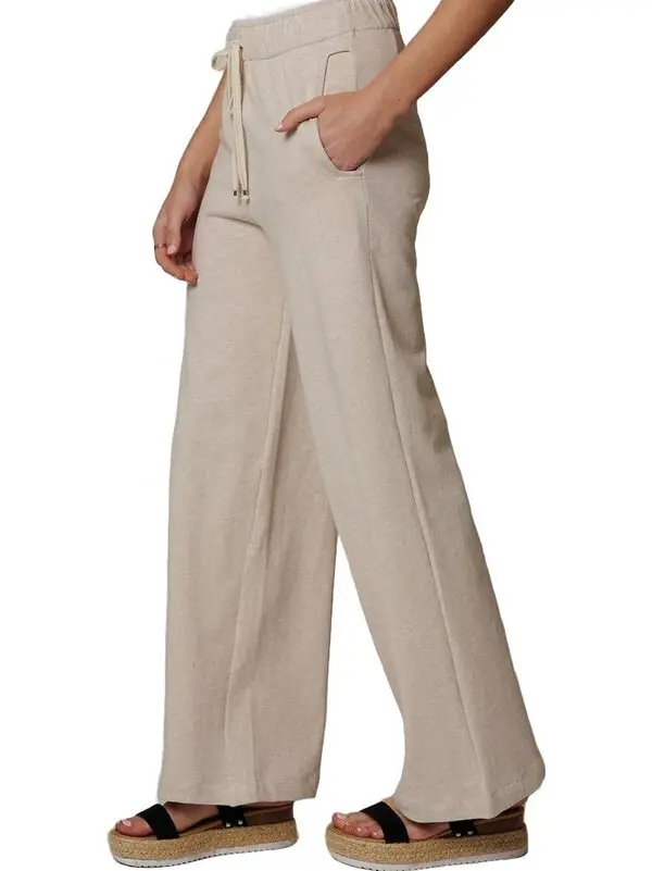LEISURE LAB Cotton Lounge Pant - Quartz