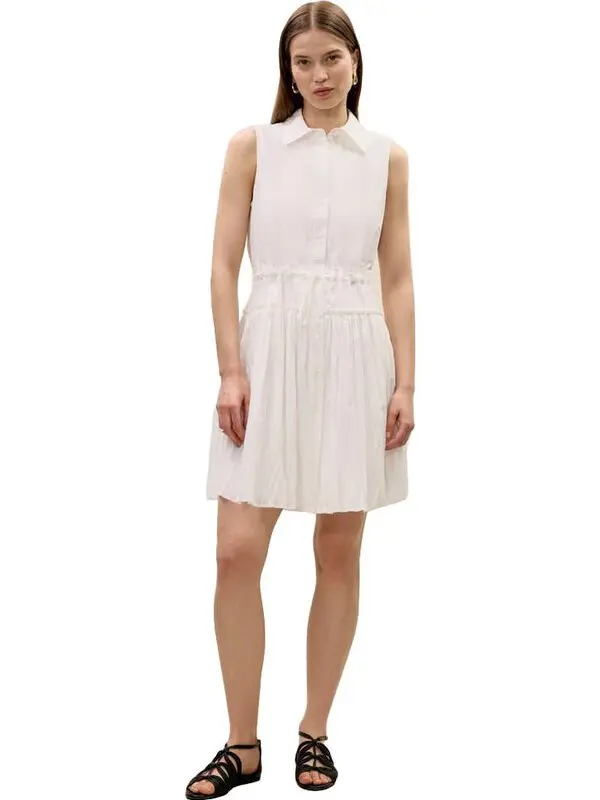 Rebecca Taylor Marietta Shirt Dress - Milk