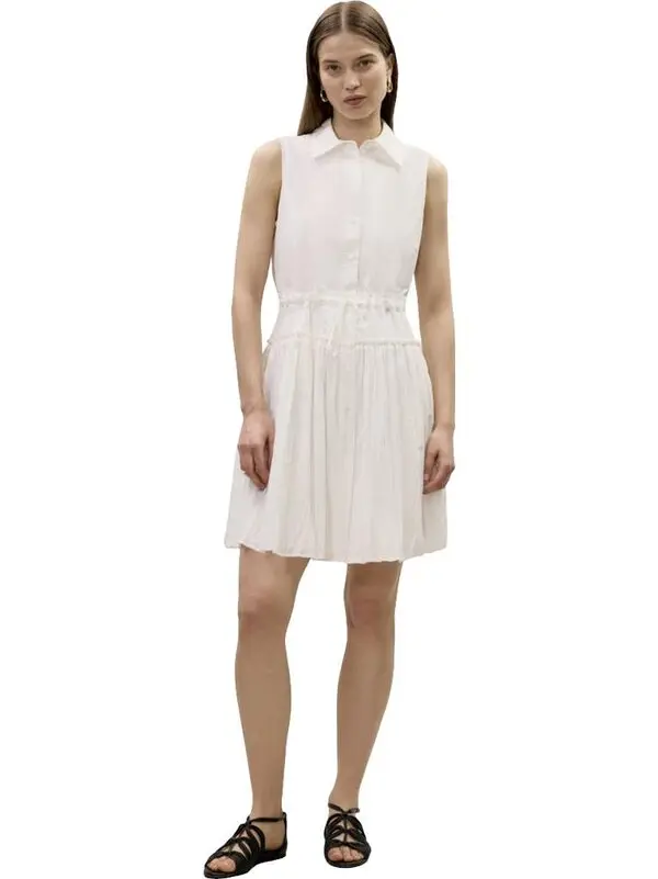 Rebecca Taylor Marietta Shirt Dress - Milk