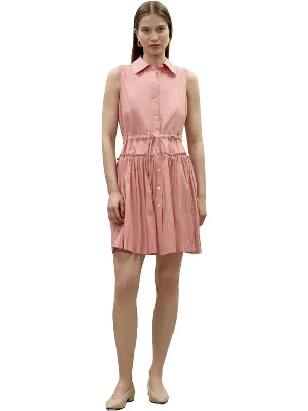Rebecca Taylor Marietta Shirt Dress - Sorbet