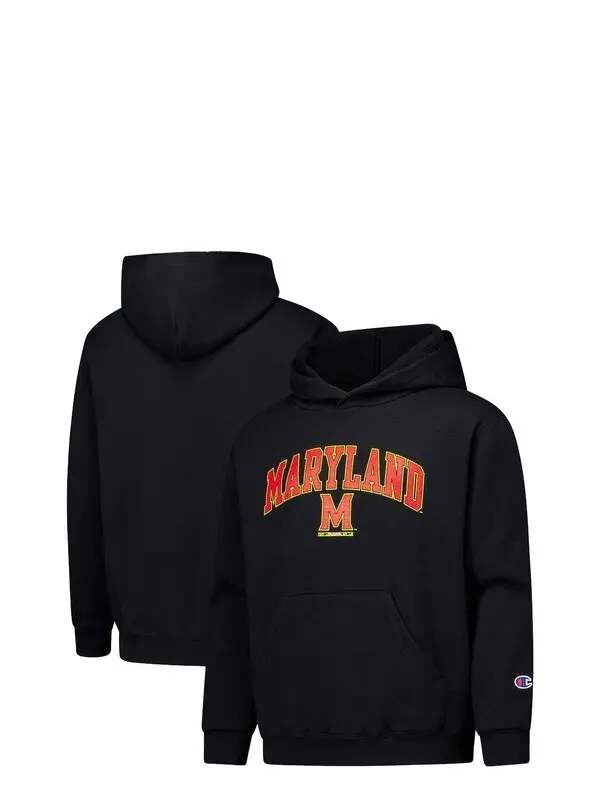 Champion Maryland Terrapins Campus Pullover Hoodie - Black
