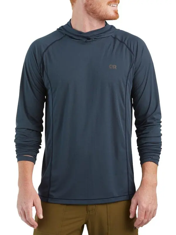 OUTDOOR RESEARCH Echo Recycled Polyester Hoodie - Naval Blue