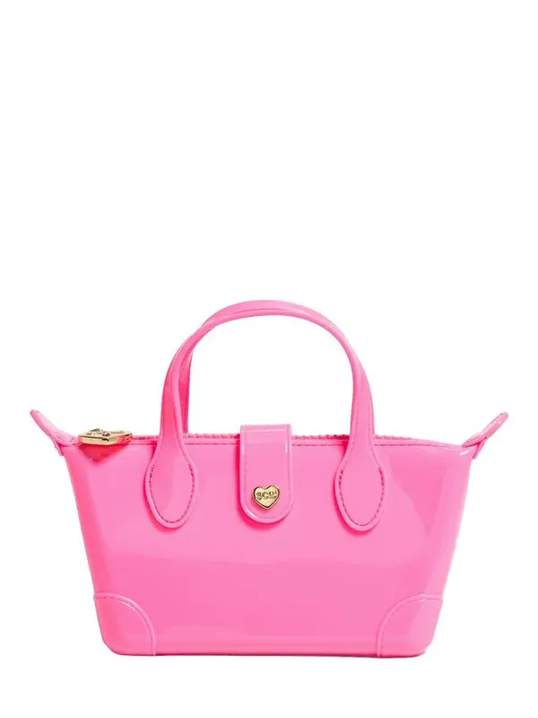 Stoney Clover Lane Jelly Pouchette Crossbody Bag - Bubblegum Pink