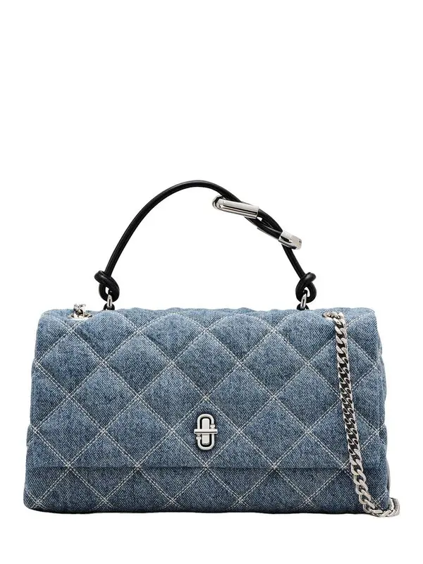 Marc Jacobs Quilted Denim Shoulder Bag - Light Wash Indigo