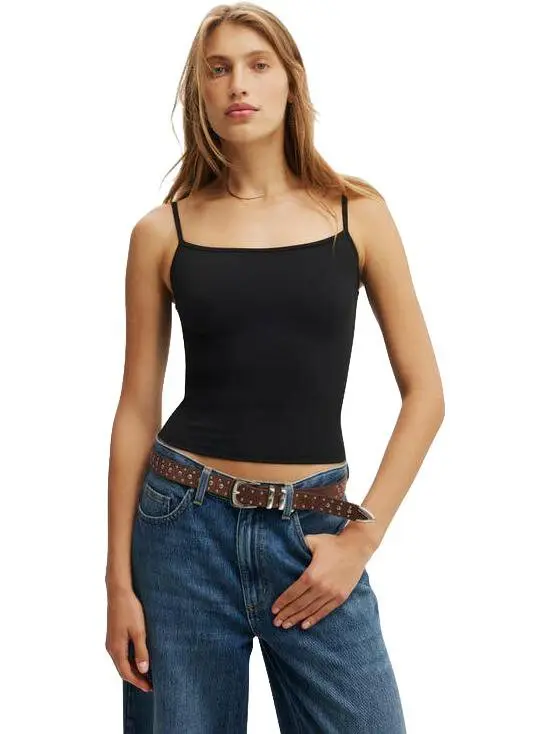 COTTON ON Hold Me Cami - Black