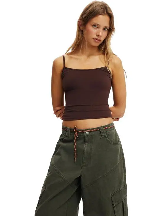COTTON ON Hold Me Cami - Dark Oak