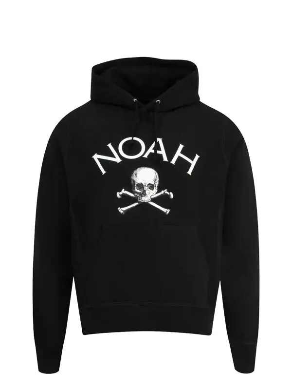 NOAH Skull-print Hoodie - Black