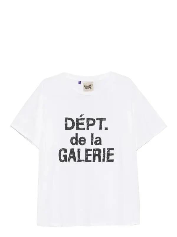 GALLERY DEPT. Dept De La Galerie T-shirt - White