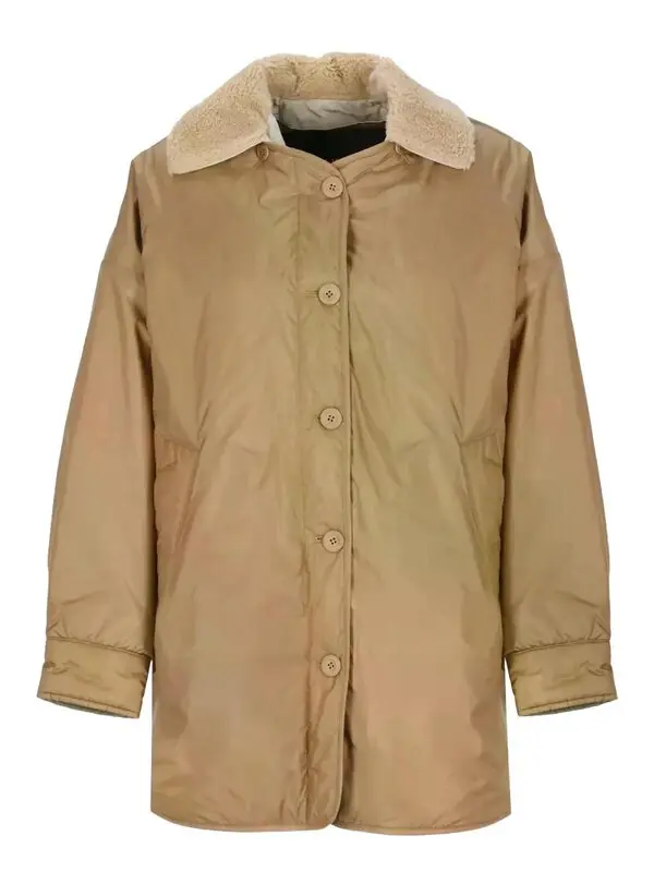Max Mara Shearling-collar Jacket - Brown