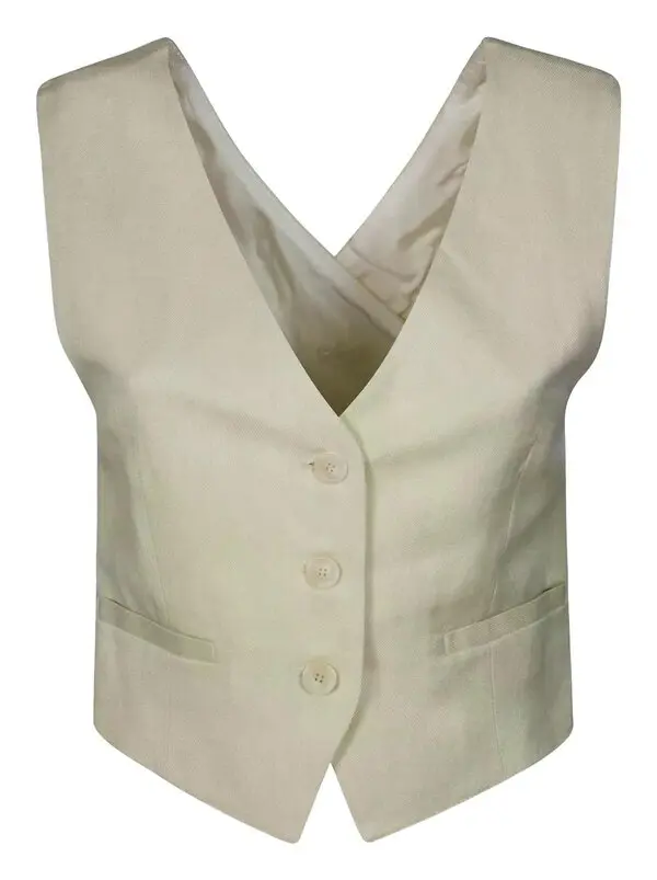 DONDUP Tailored Waistcoat - Neutrals
