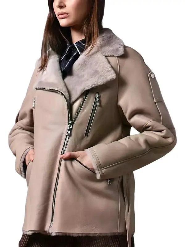 POCHE PARIS Belted Jacket - Neutrals