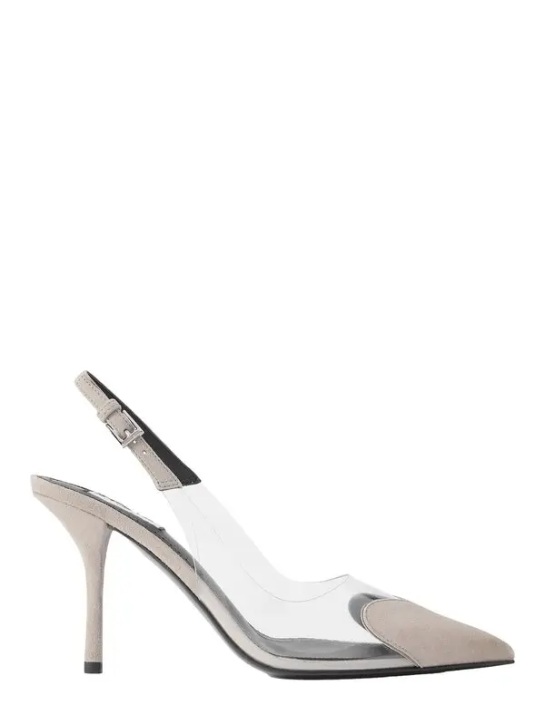 Alaïa Le Caur 90 Slingback Pumps - Gray
