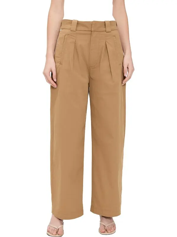Citizens Of Humanity Cara Cropped Pleated Trousers - Nano