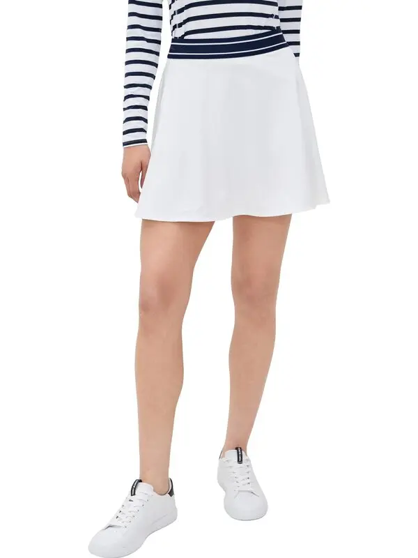 Ralph Lauren Interlock Flare Skort - Ceramic White Multi