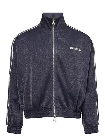 COLE BUXTON Logo-print Woven Track Jacket - Navy