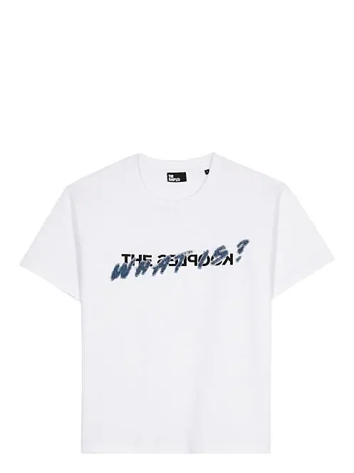 The Kooples Logo-print Short-sleeve Cotton T-shirt - White