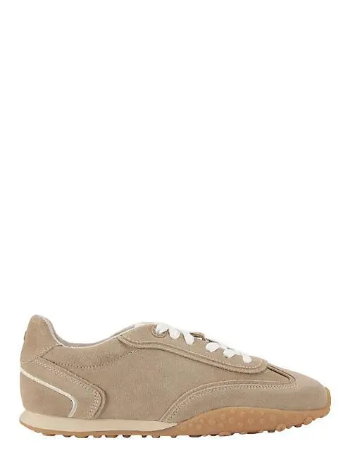 Kurt Geiger Lagos Suede Low-top Trainers - Beige