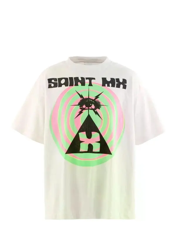 SAINT MXXXXXX Graphic-print T-shirt - White