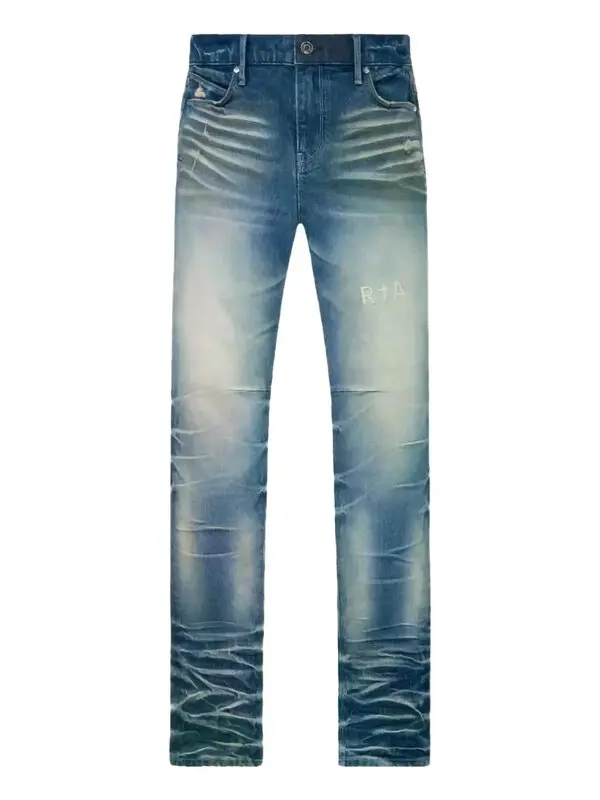 RtA Olivier Stacked Jeans - Blue