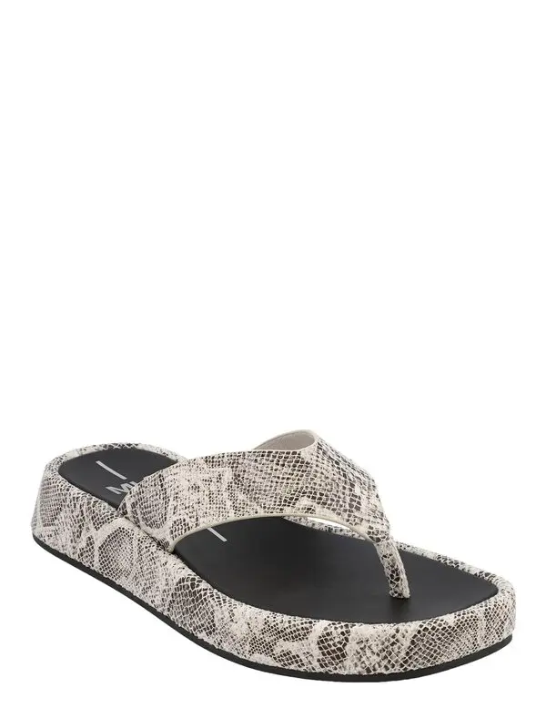 Mia Pamelia Wedge Sandal - Beige Multi