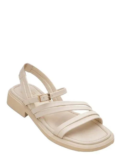 FOREVER & ALWAYS SHOES Cesar Leather Sandals - Beige Leather