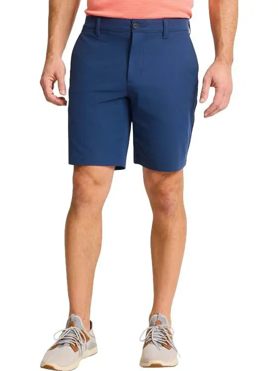 Tommy Bahama Barbados Pro 9-inch Flat Front Islandzone® Shorts - Island Navy