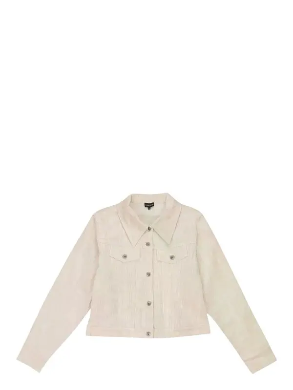 Callipygian Corduroy Jacket - White
