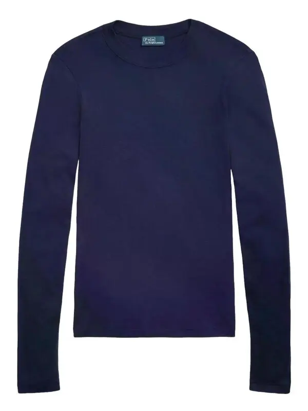 Polo Ralph Lauren Long-sleeve Fitted Top - Blue