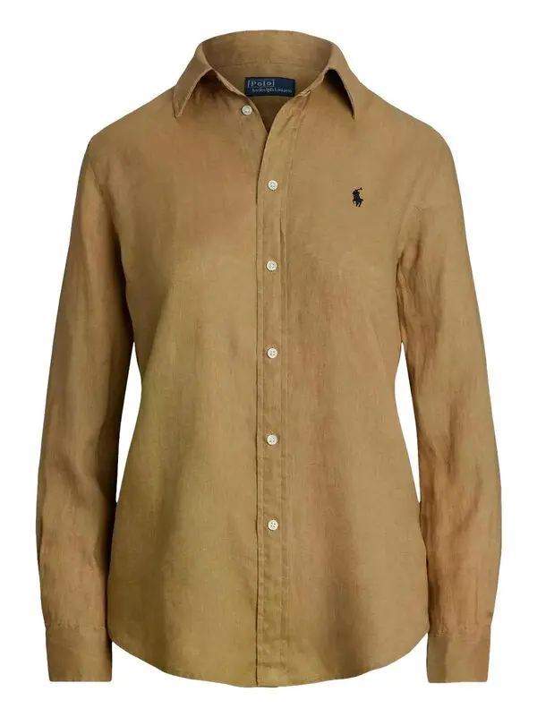 Polo Ralph Lauren Linen Button-up Shirt - Neutrals