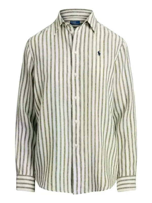 Polo Ralph Lauren Striped Button-up Shirt - Green