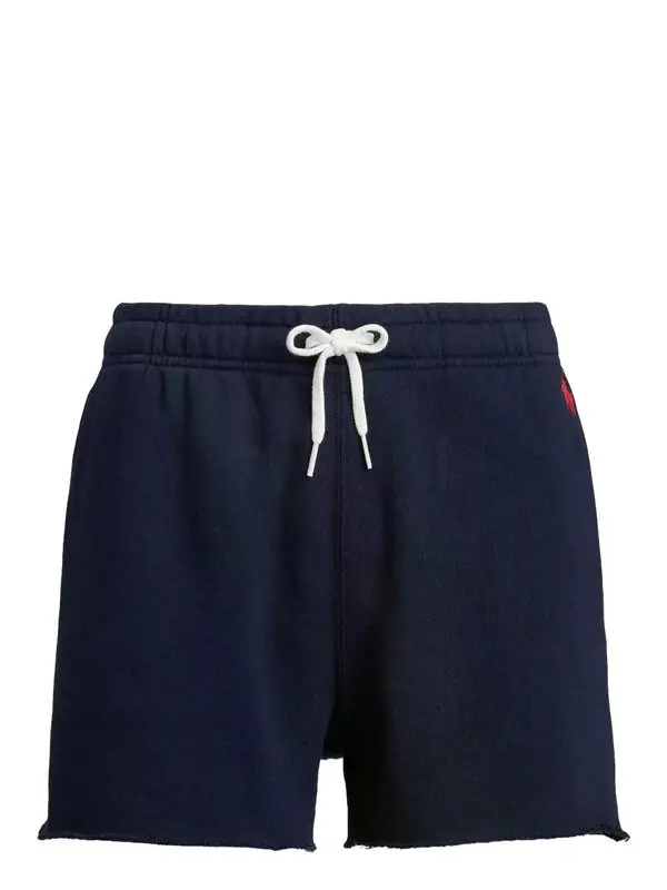 Polo Ralph Lauren Frayed Hem Loungewear Shorts - Blue