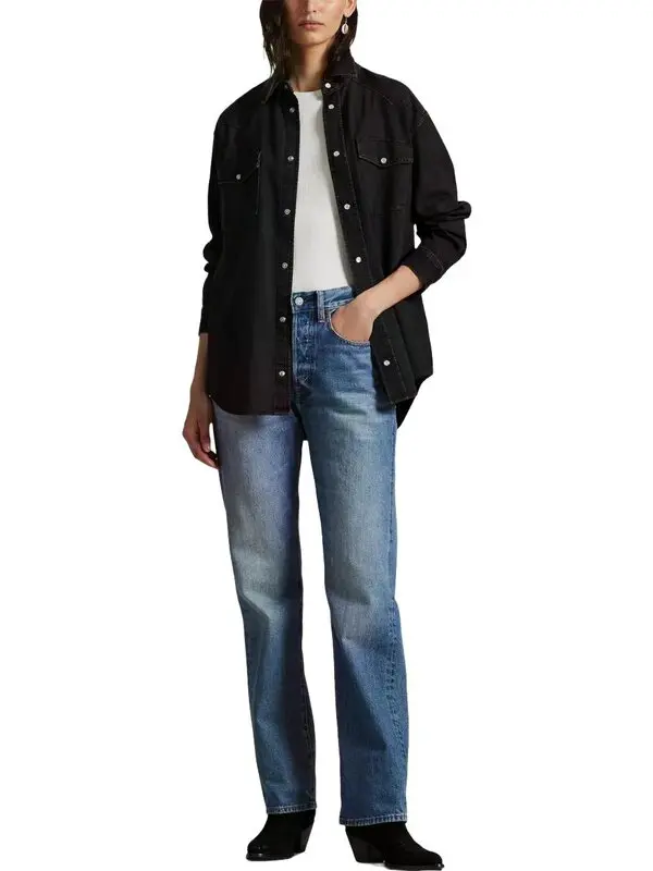 Polo Ralph Lauren Button-up Denim Shirt - Black