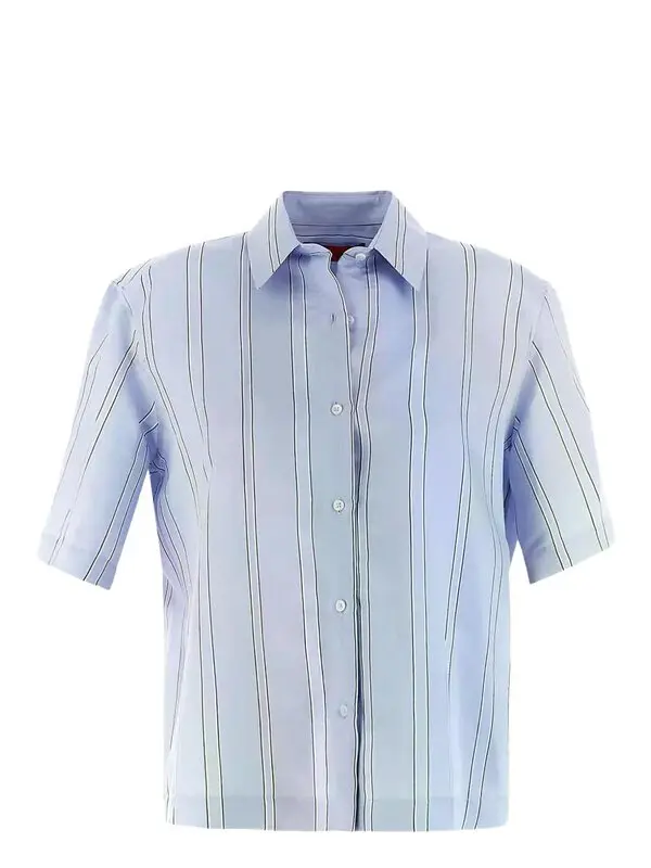 THELATEST Striped Shirt - Blue