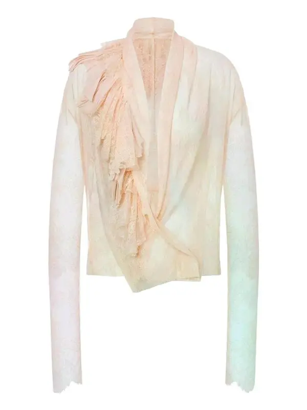 Alberta Ferretti Ruffled Blouse - Pink
