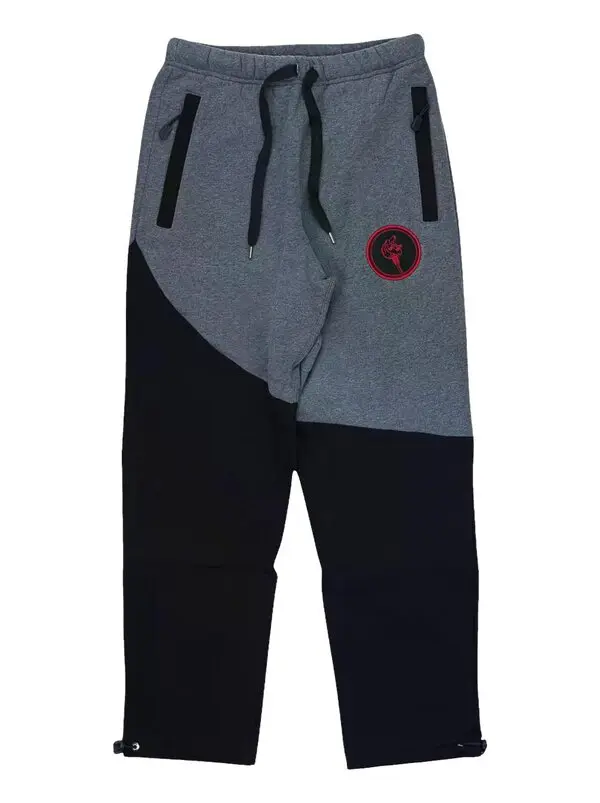 MAINS Logo-patch Sweatpants - Black