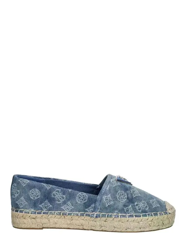 Guess Jolandon Denim Espadrilles - Blue
